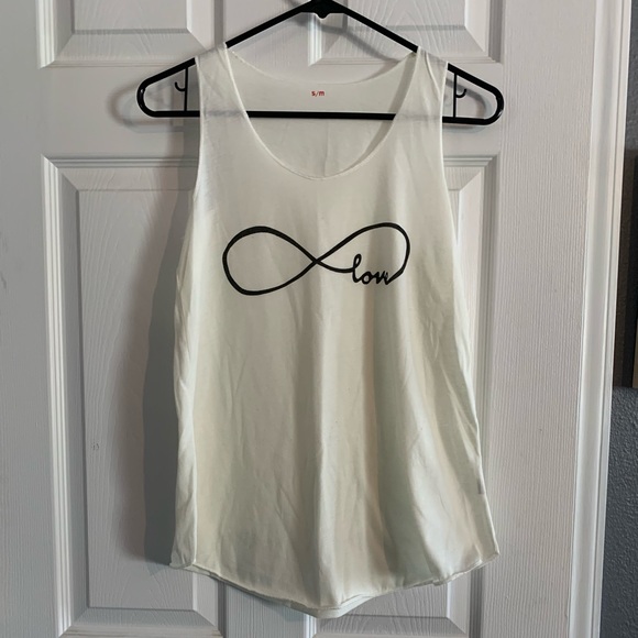 Tops | Infinity Sign Tank Top | Poshmark